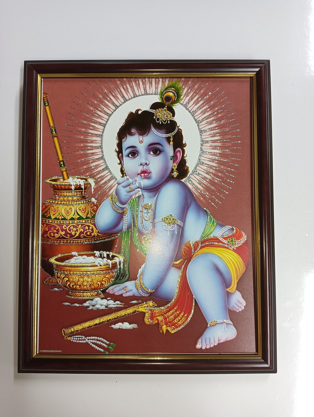 Baby Krishna Framed Picture Frames WALLFRAMES (10x12") - Etsy