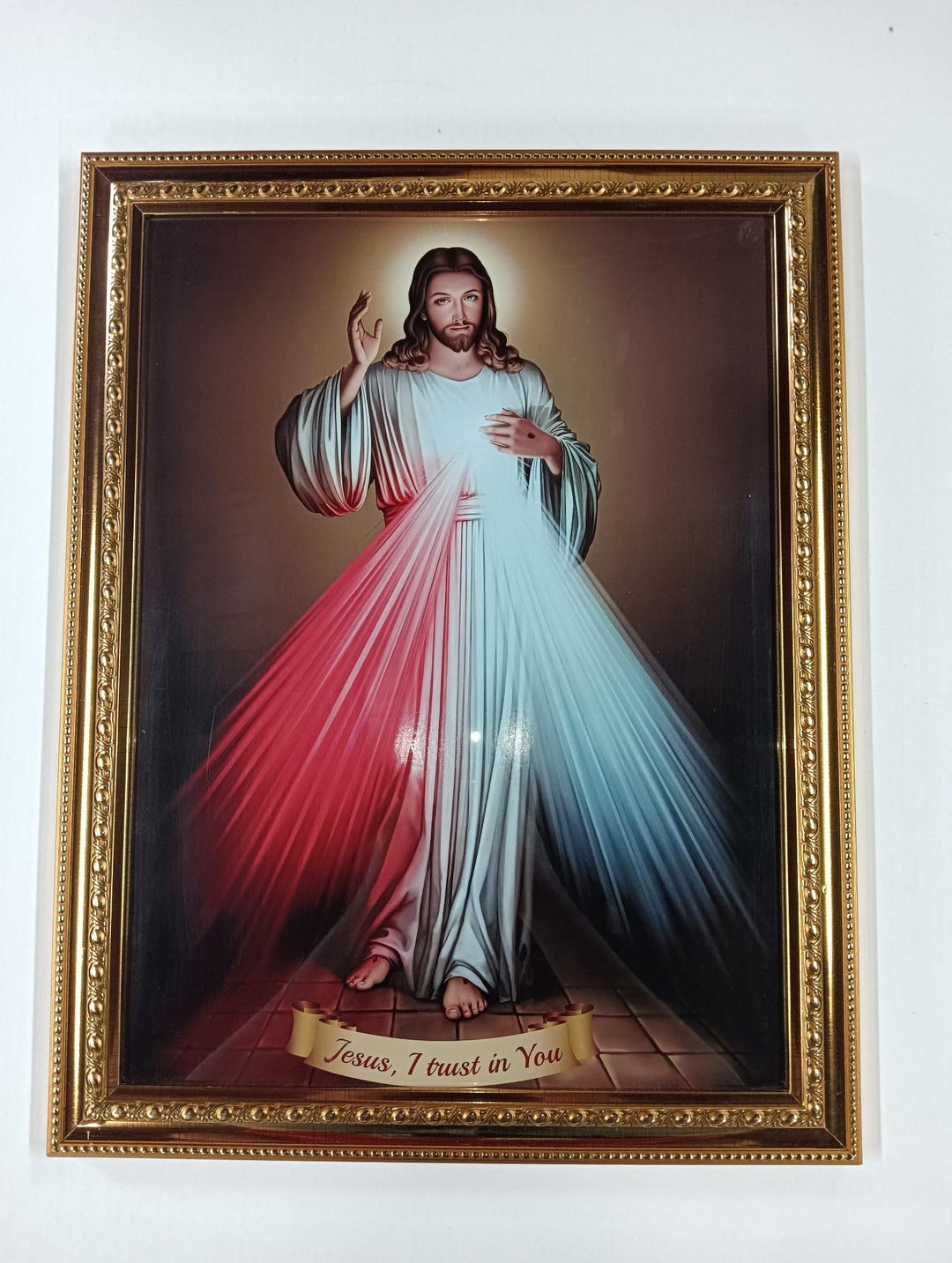 Divine Mercy Jesus Christ Karuna Framed Picture Frames WALLFRAMES (19 ...