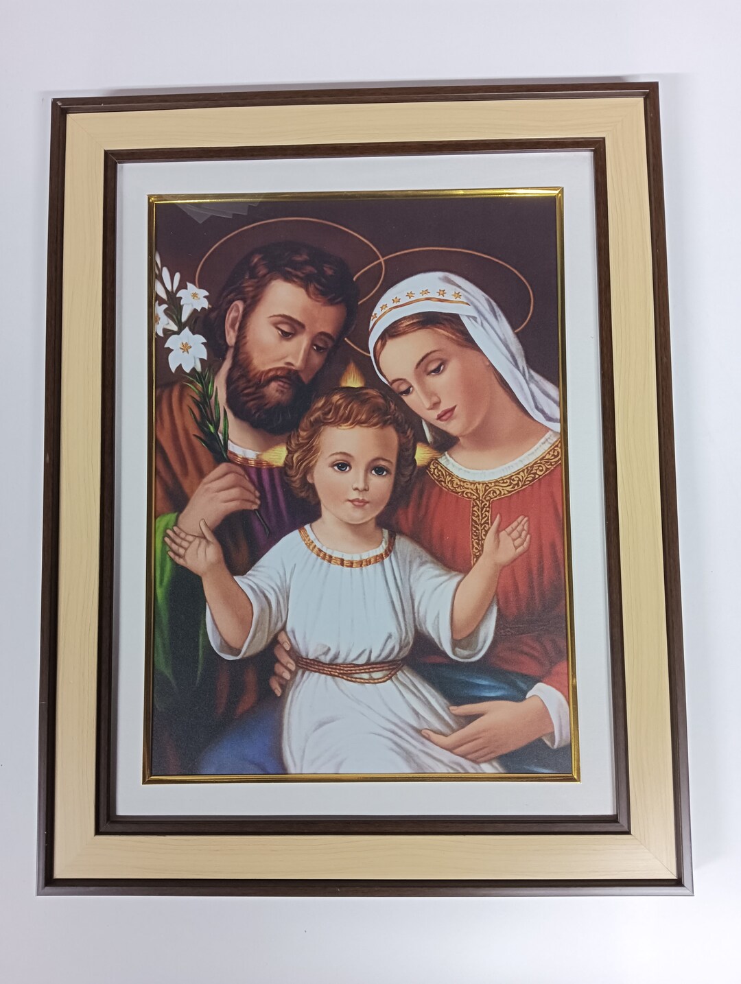Holy Family Jesus Christ Framed Picture Frames WALLFRAMES (18x14") - Etsy