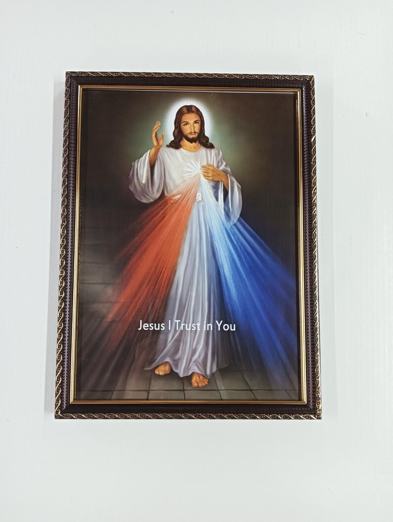 Divine Mercy Jesus Christ (karuna) -framed Picture Frames WALLFRAMES ...