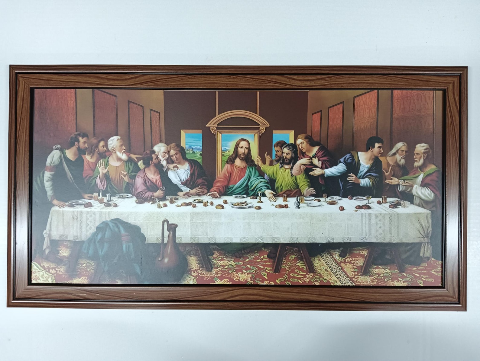 The Lord's Supper (jesus Christ & Twelve Apostles) Framed Picture ...