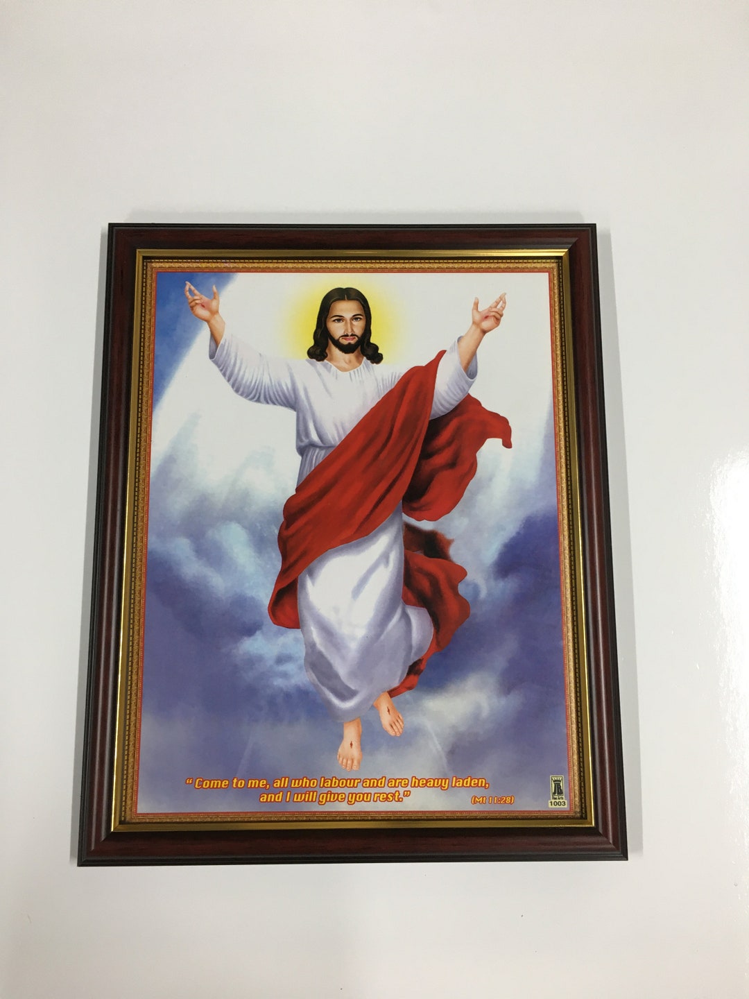 Jesus Christ Framed Picture Frames WALLFRAMES (12x10") - Etsy UK