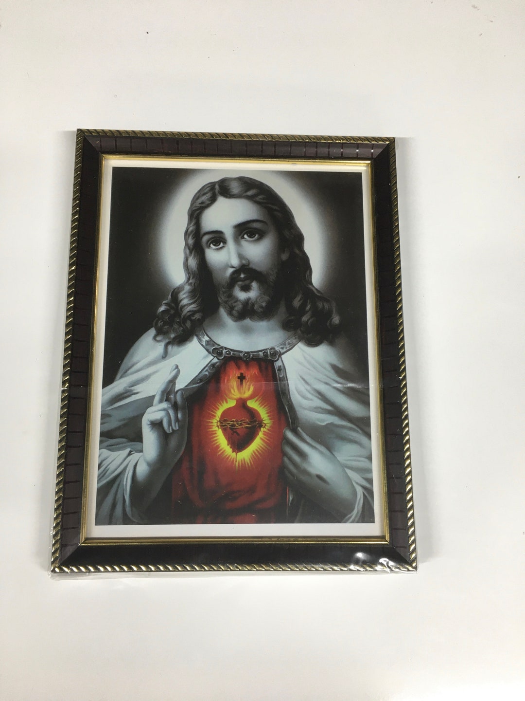 Jesus Christ Sacred Heart Framed Picture Frames WALLFRAMES (10.5x8") - Etsy