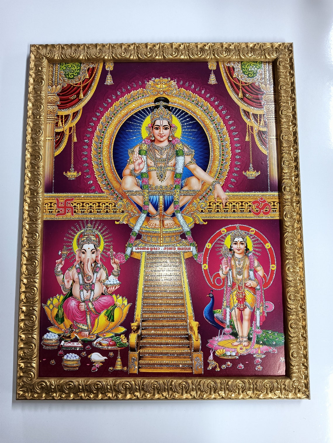 Sabarimala Ayyappa Swamy\ganesha\murugan Swamy Framed Picture Frames ...