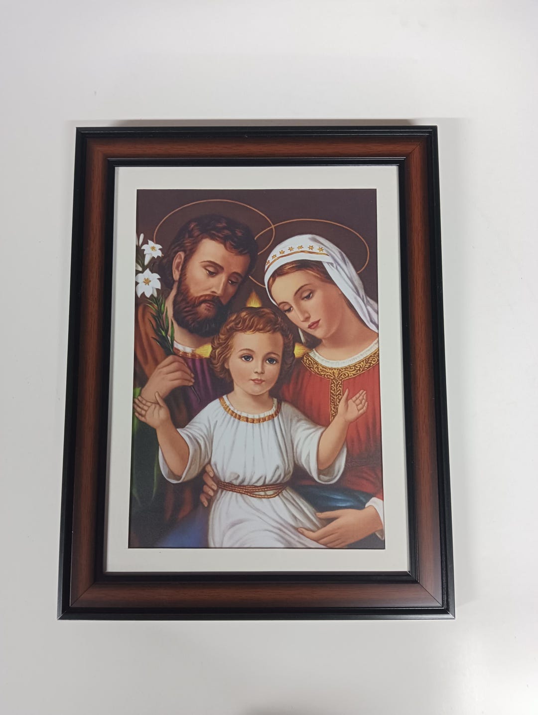 Holy Family Jesus Christ Framed Picture Frames WALLFRAMES (17x13") - Etsy