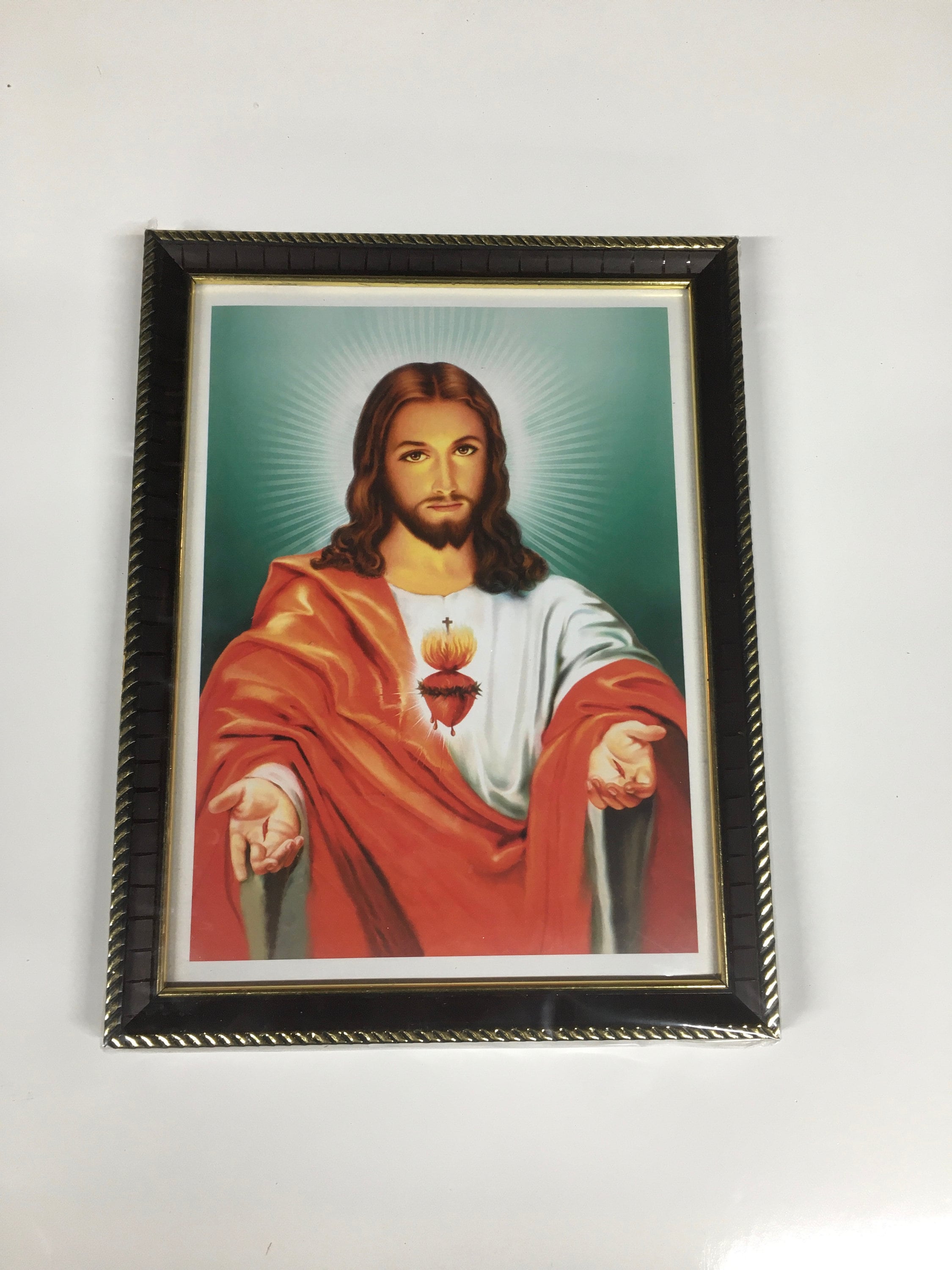 Jesus Christ Sacred Heart Framed Picture Frames WALLFRAMES (10.5x8") - Etsy