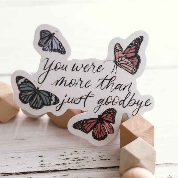 Goodbye Sticker - Etsy