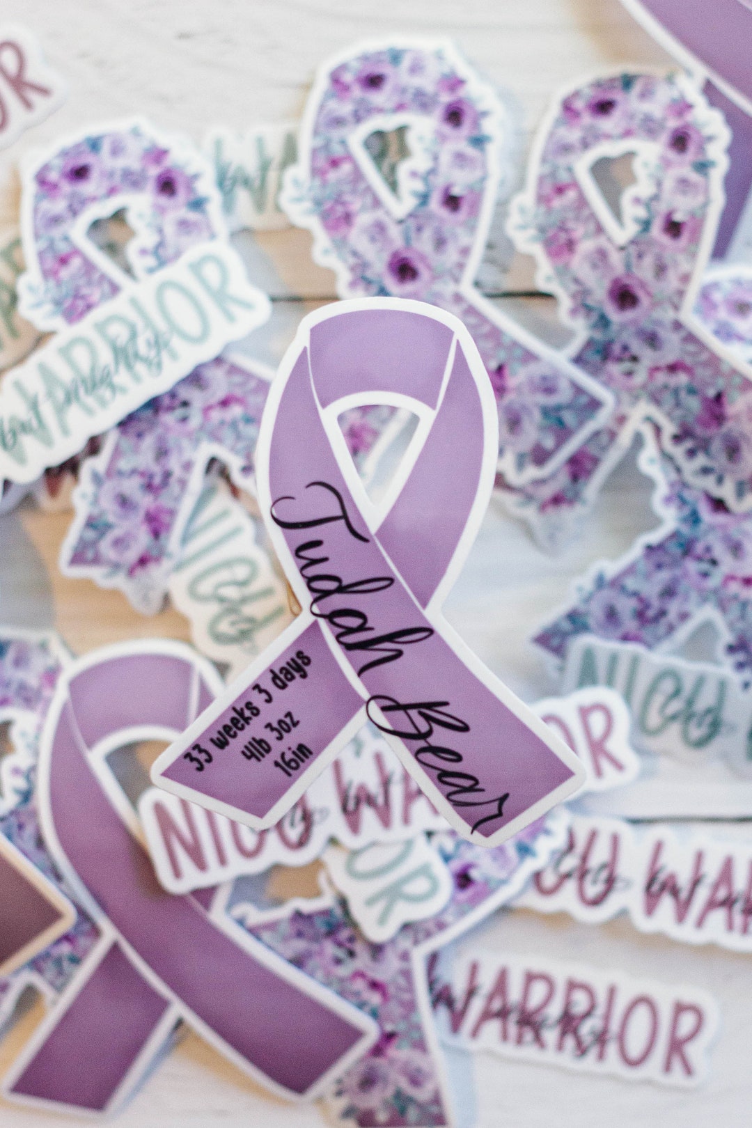 Prematurity Awareness Ribbon Sticker NICU Mom Sticker Nicu Mom Gift ...
