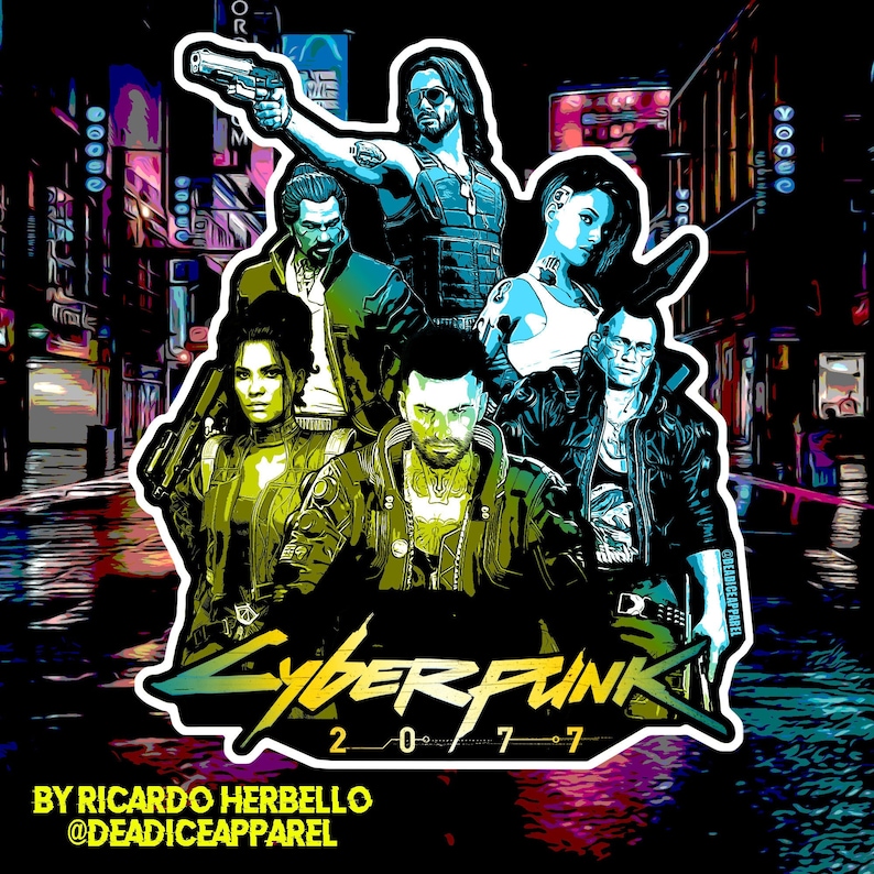 Cyberpunk 2077 Companions Vinyl Sticker! - Etsy