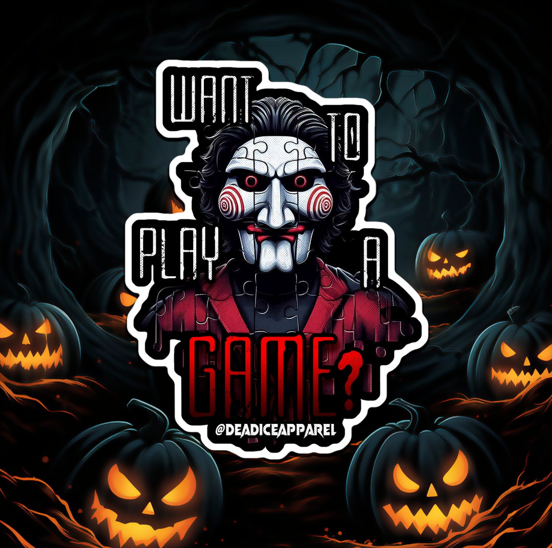 Jigsaw "want to Play A Game?" Sticker! - Etsy