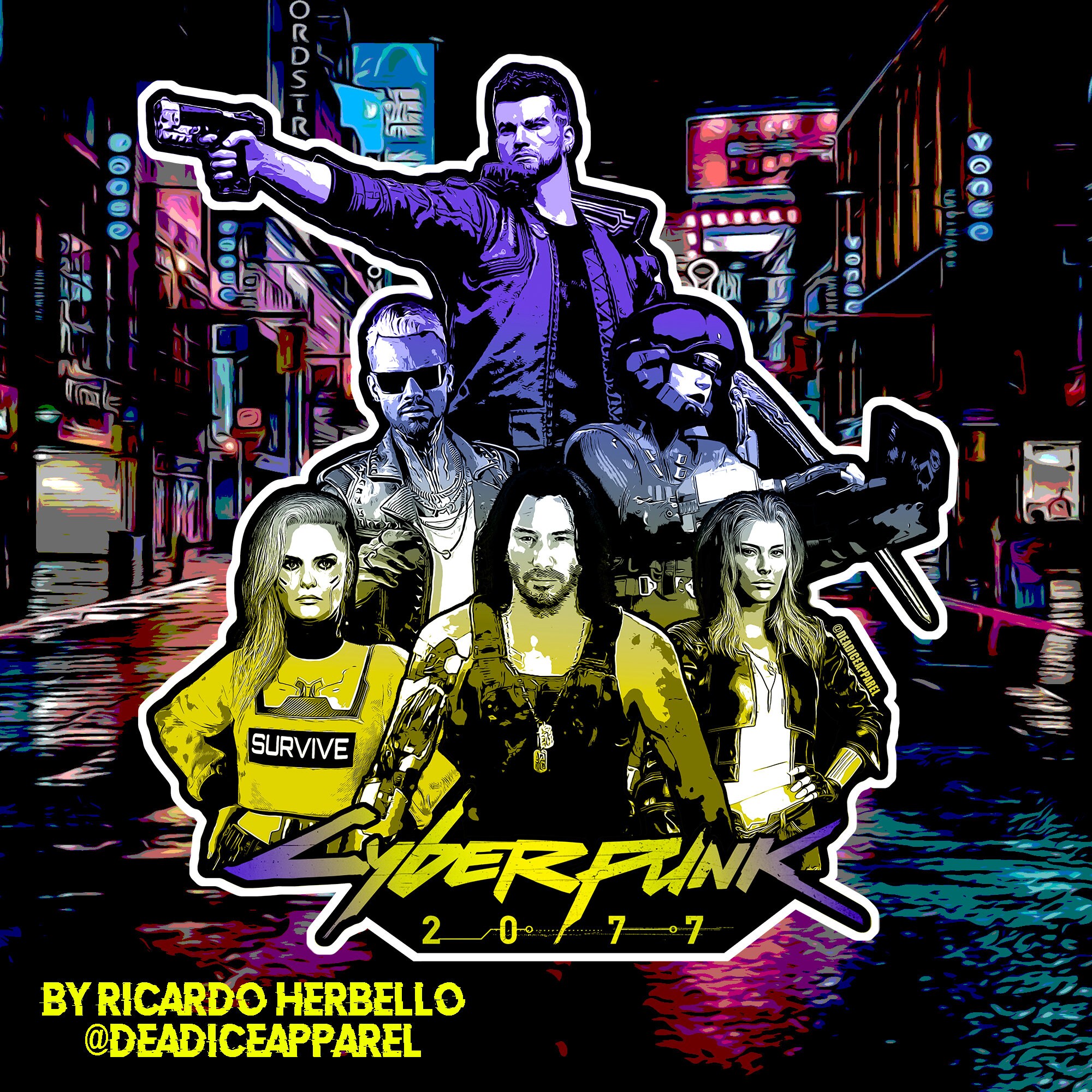 Cyberpunk 2077 Companions Vinyl Sticker! - Etsy