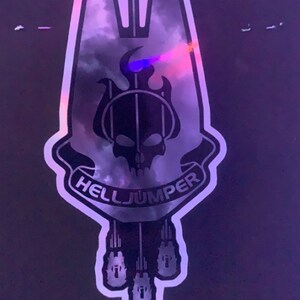 Hell Jumper Sticker Halo 3 ODST - Etsy UK