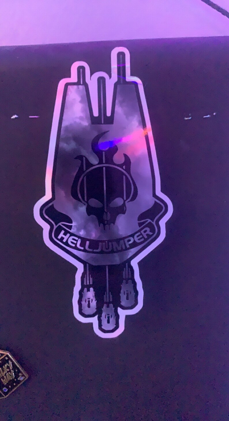 Hell Jumper Sticker Halo 3 ODST - Etsy