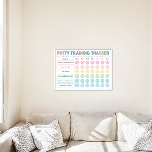 Potty Training Tracker Printable, Toilet Training Tracker, Potty ...