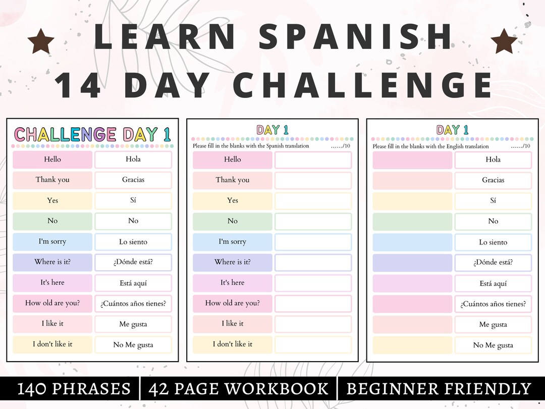 Spanish Language | Spanish Practice Phrases & Expressions, Spanish ...