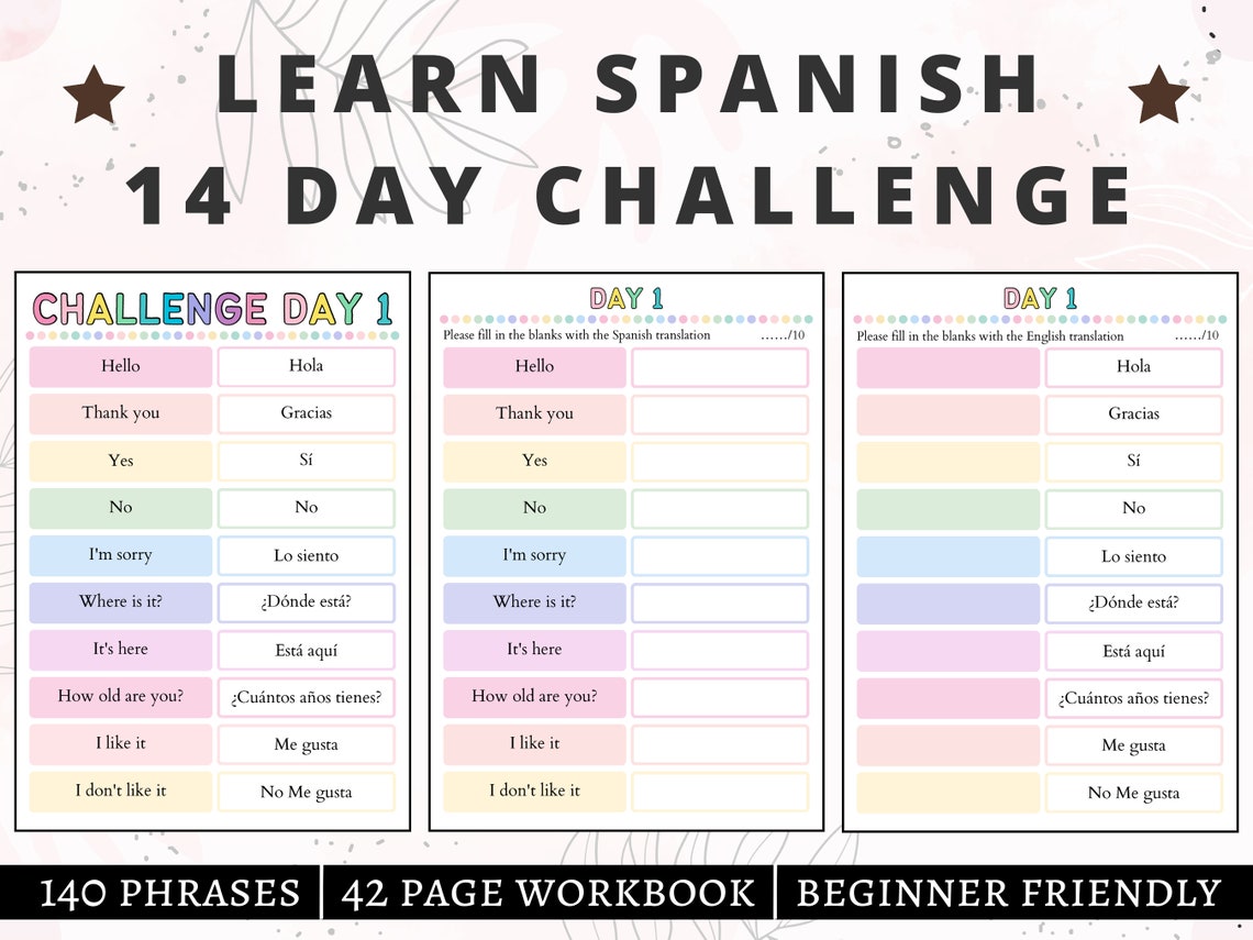 Spanish Language | Spanish Practice Phrases & Expressions, Spanish ...