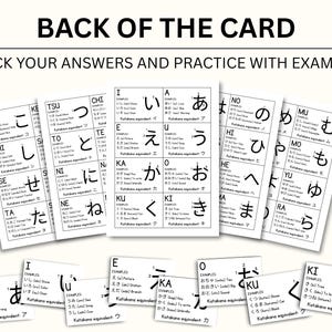 Japanese Hiragana Flashcards, Hiragana Printable Flashcards, Japanese ...