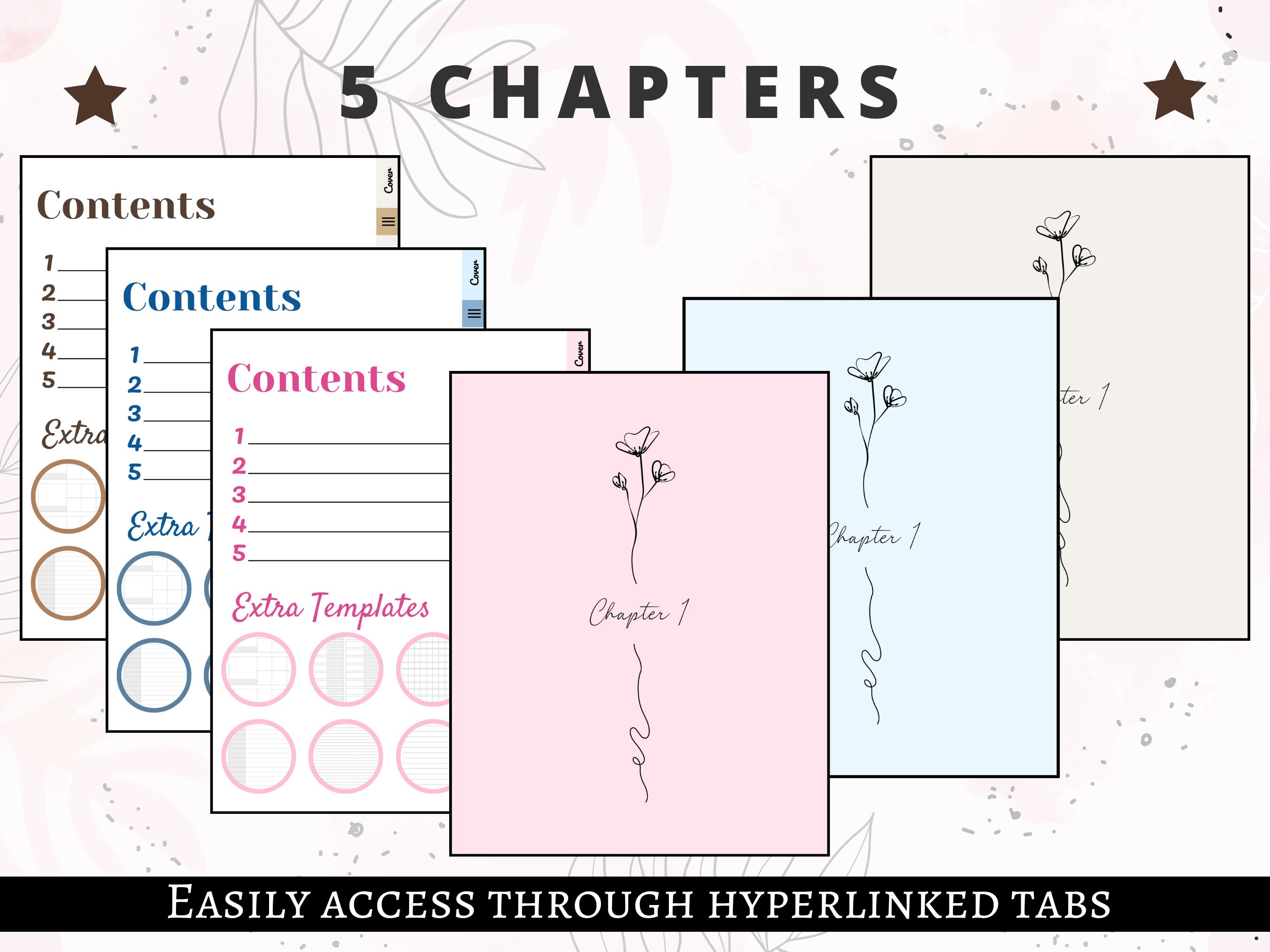 Korean Study Notebook | Korean Digital Notebook | Korean Templates ...
