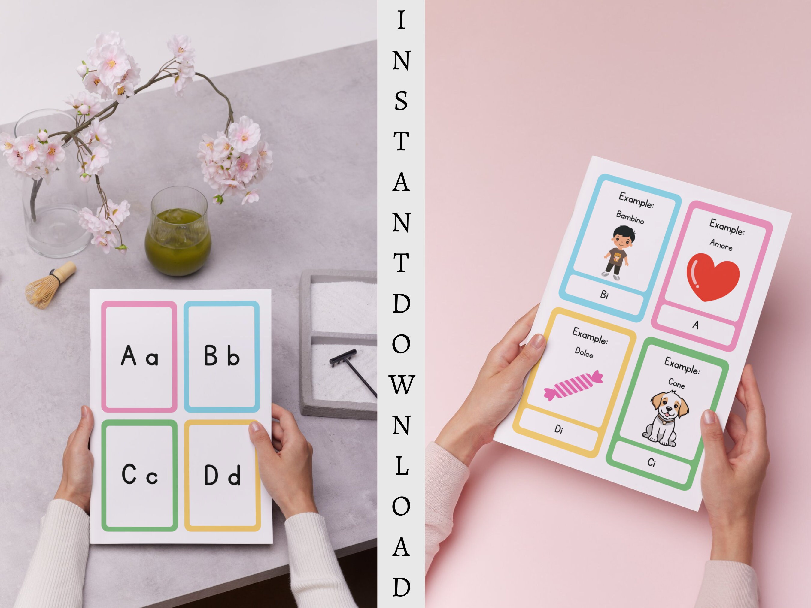 Italian Flashcards | Italian Alphabet | Italian Practice | Italian ...