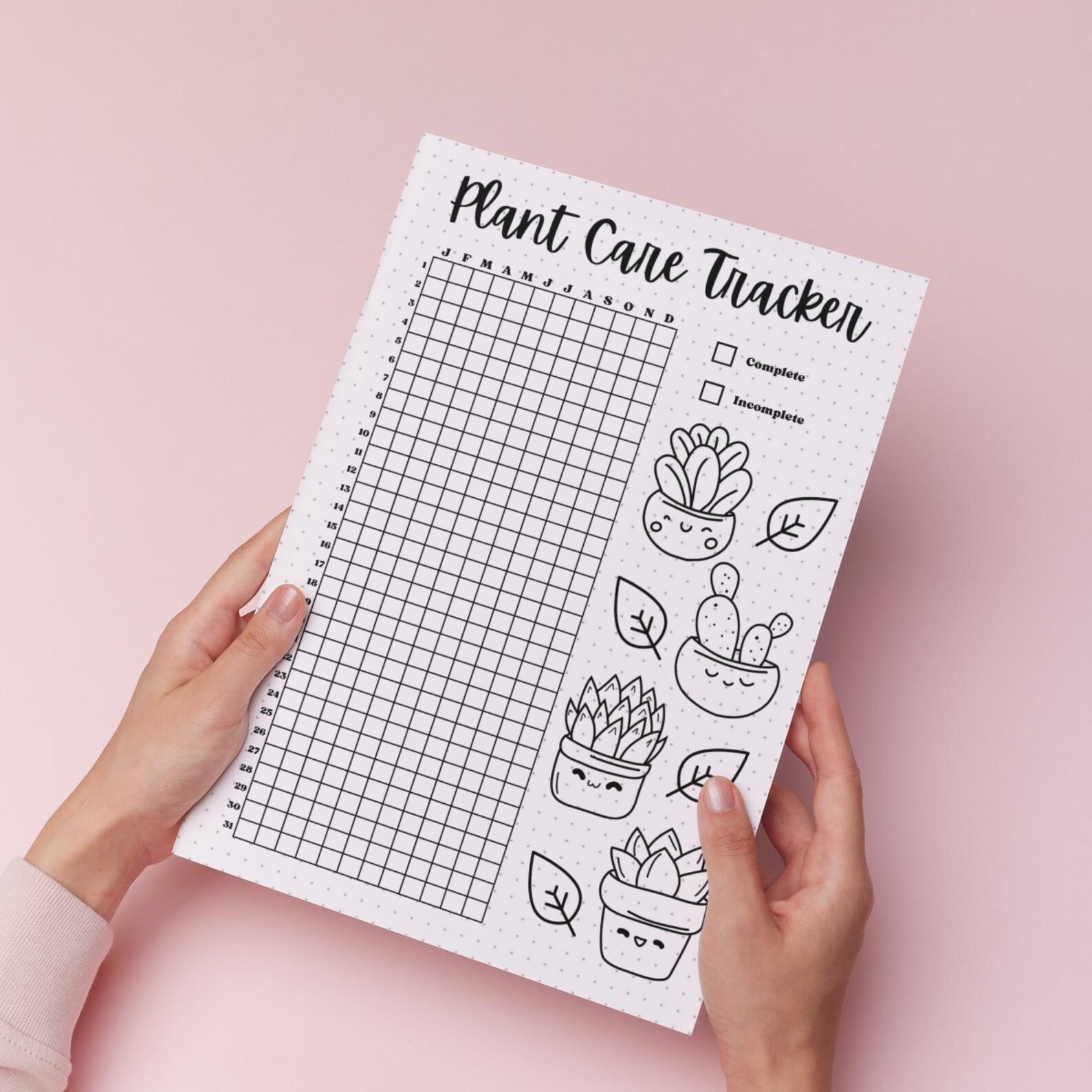 Plant Care Tracker, Plant Care Journal, Indoor Plant Planner ...