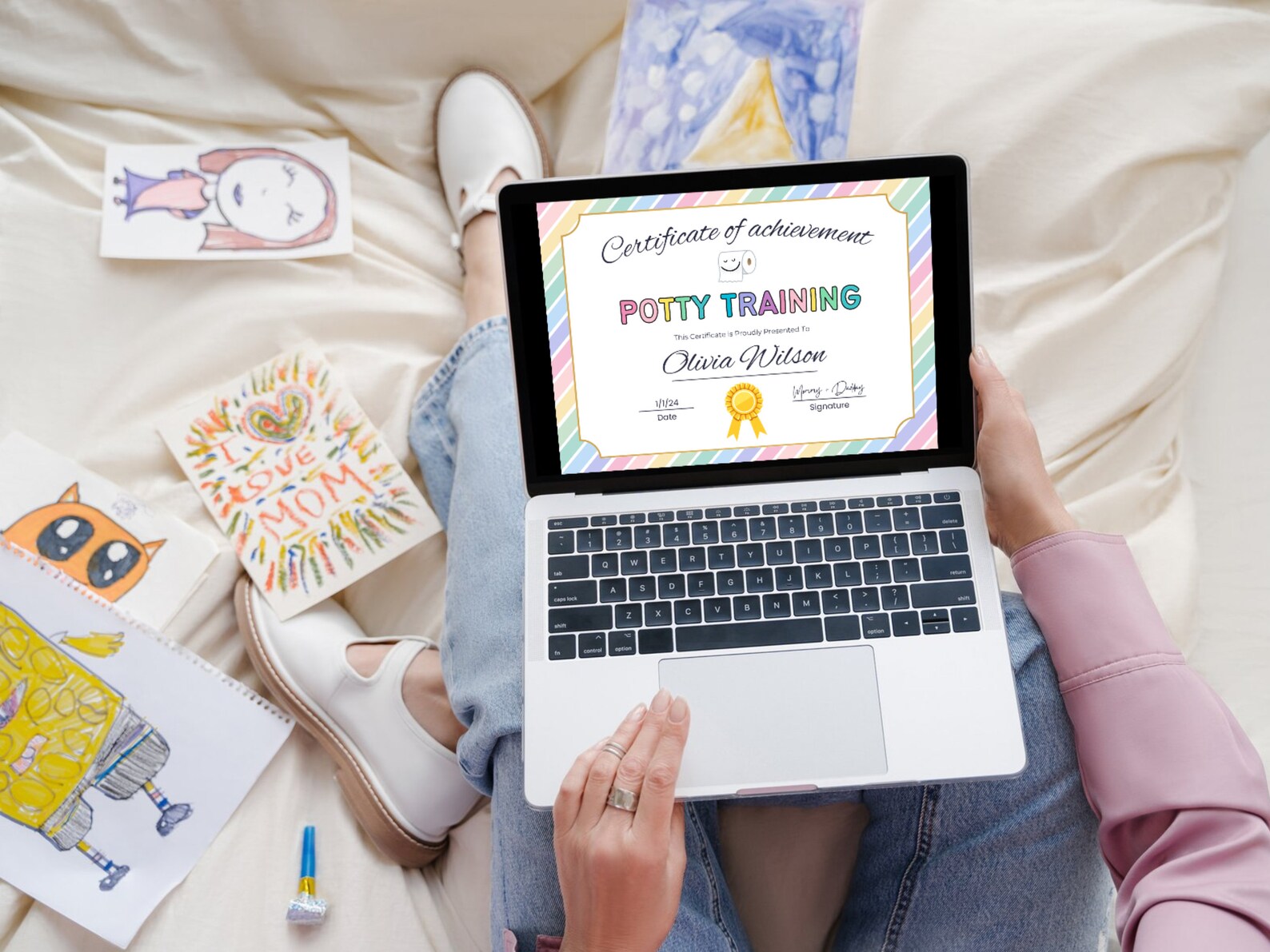 Editable Potty Training Certificate, Potty Training Tracker, Toddlers ...