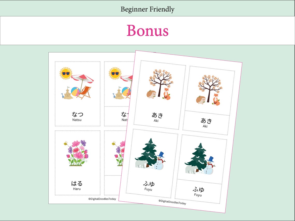 Japanese Language Learning Japanese Flashcards Japanese - Etsy