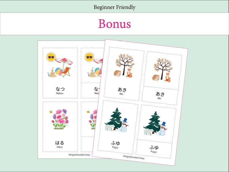 Japanese Language Learning Japanese Flashcards Japanese - Etsy