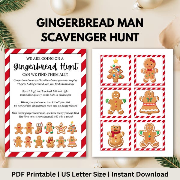Christmas Gingerbread Man - Etsy