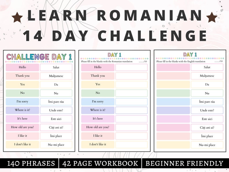 Romanian Language | Romanian Practice Phrases & Expressions, Romanian ...
