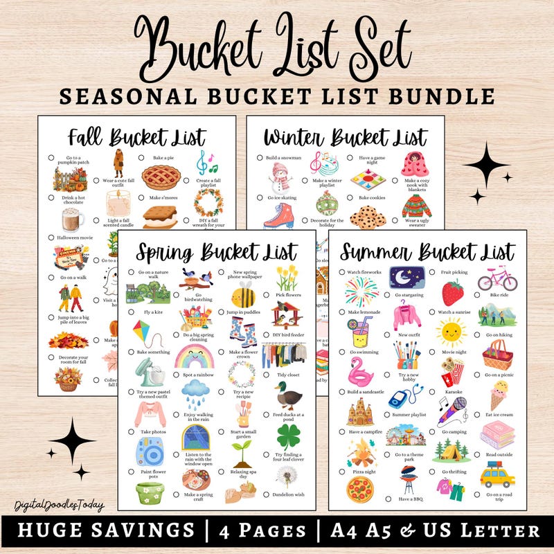 Bucket List - Etsy