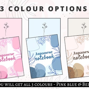 Japanese Digital Notebook for Goodnotes | Japanese Digital Paper ...