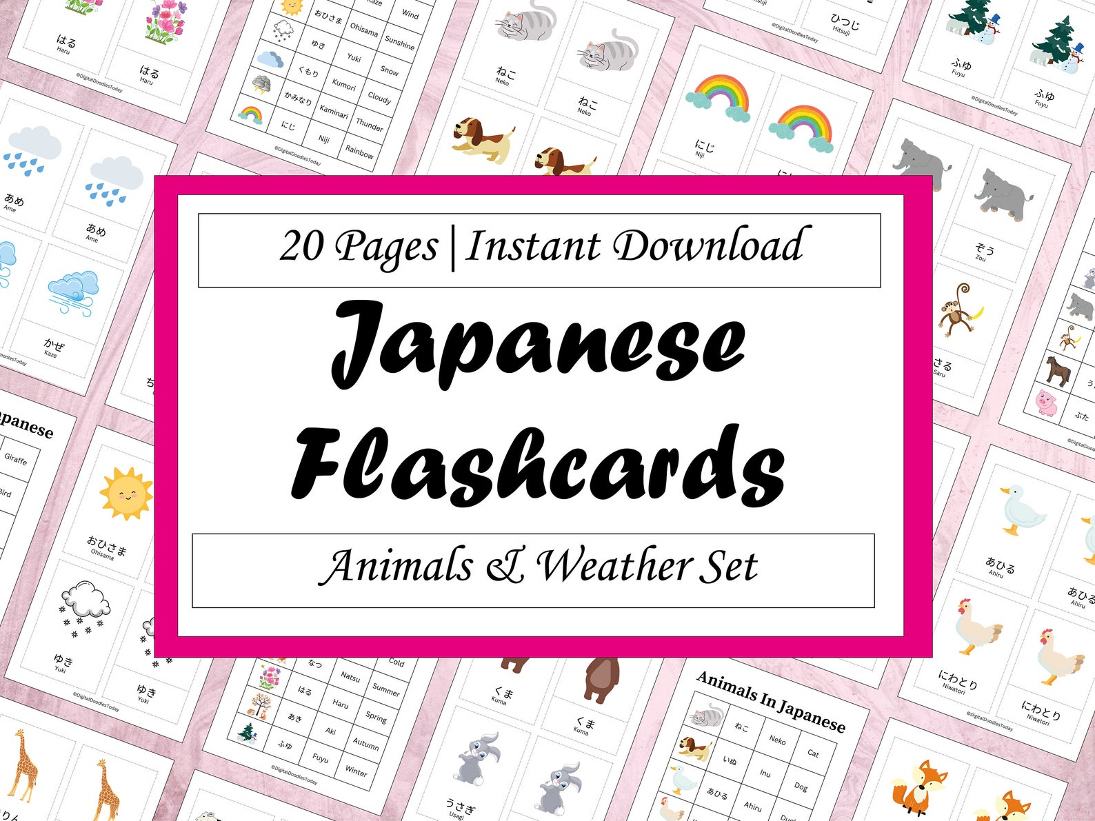 Japanese Language Learning Japanese Flashcards Japanese - Etsy