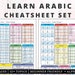 Arabic Cheat Sheets, Arabic Language Learning, Arabic Alphabet, Arabic Practice, Arabic ...