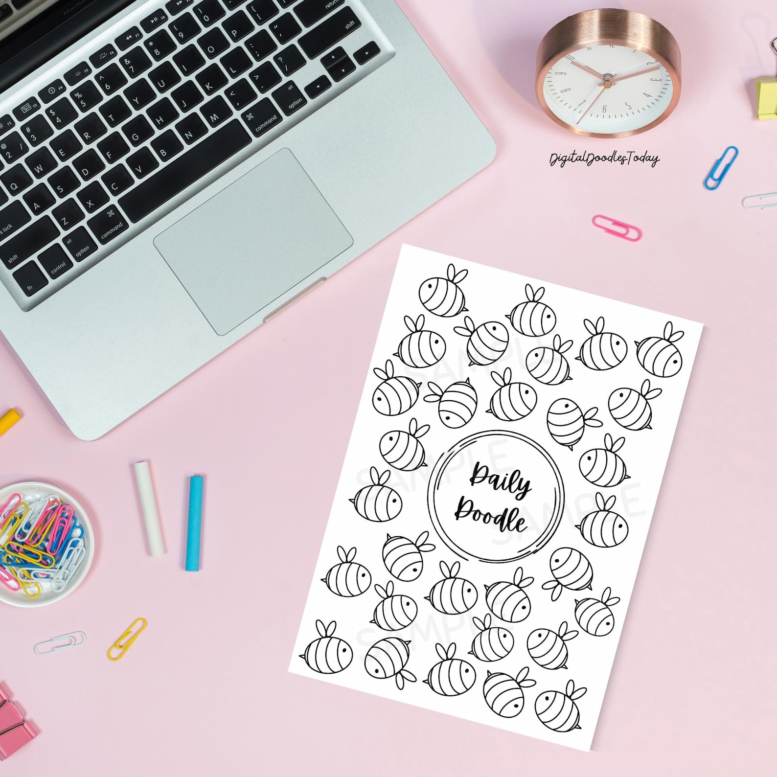 Paquete de Dibujos Diarios, Páginas Imprimibles para Bullet Journal ...