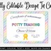 Editable Potty Training Certificate, Potty Training Tracker, Toddlers ...