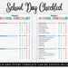 Canva Editable Schoolday Checklist for Kids | Printable | Chore Chart ...
