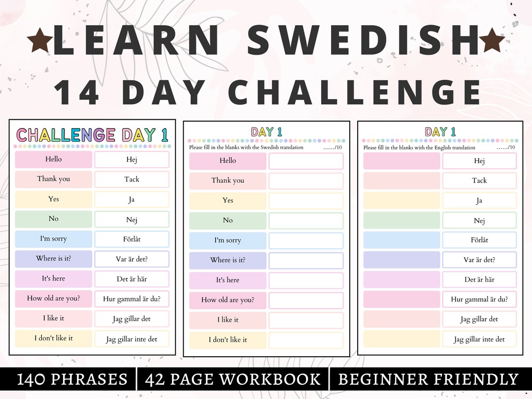 Swedish Language | Swedish Practice Phrases & Expressions, Swedish ...