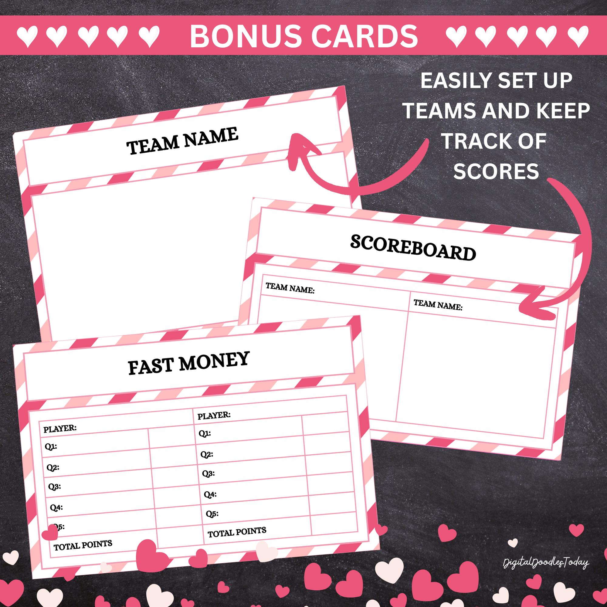 Valentine Friendly Feud | Printable Valentine Game | Valentine's Day ...