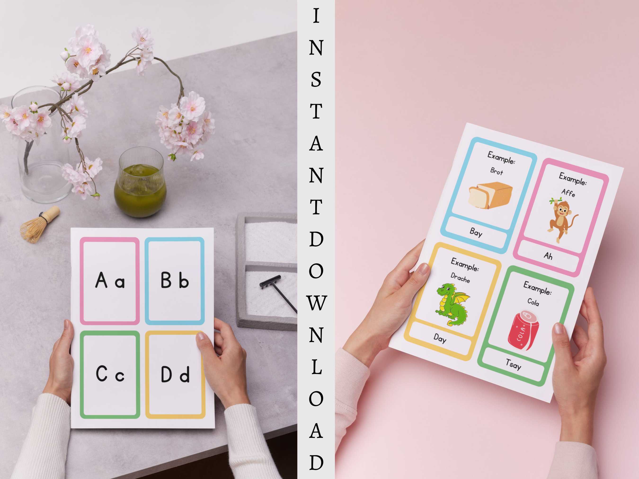 German Flashcards | German Alphabet | German Practice | German Cards ...