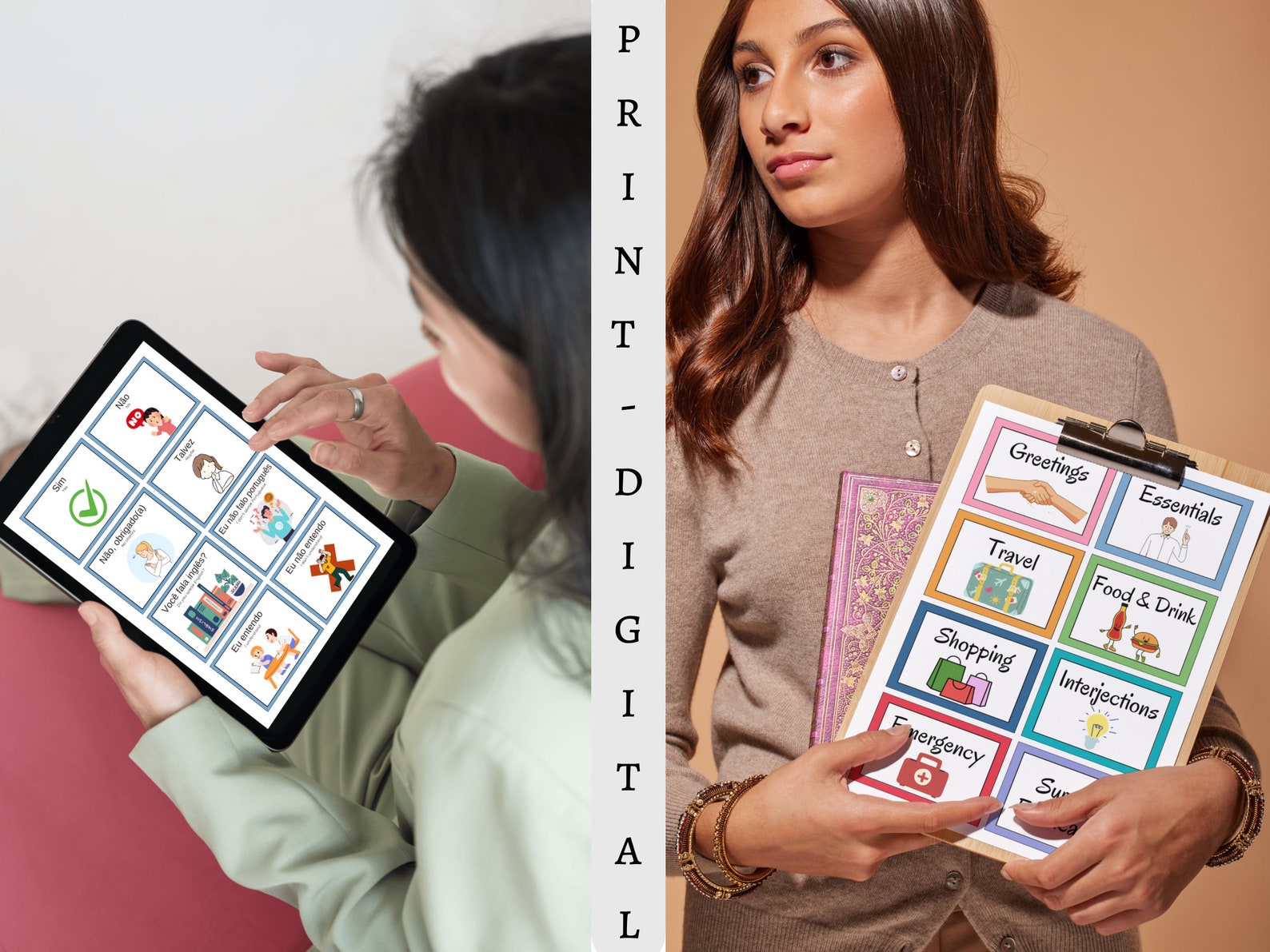 Portuguese Flashcards for Beginners, Portuguese Printable Flashcards ...