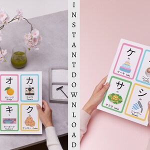Learn Japanese With Katakana Flashcards FREE Additional Sounds, Self ...