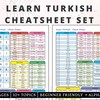 Practice Turkish Verbs - Present Tense With You/sen Printable (PDF ...