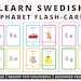Swedish Flashcards | Swedish Alphabet | Swedish Practice | Swedish ...