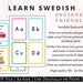 Swedish Flashcards | Swedish Alphabet | Swedish Practice | Swedish ...