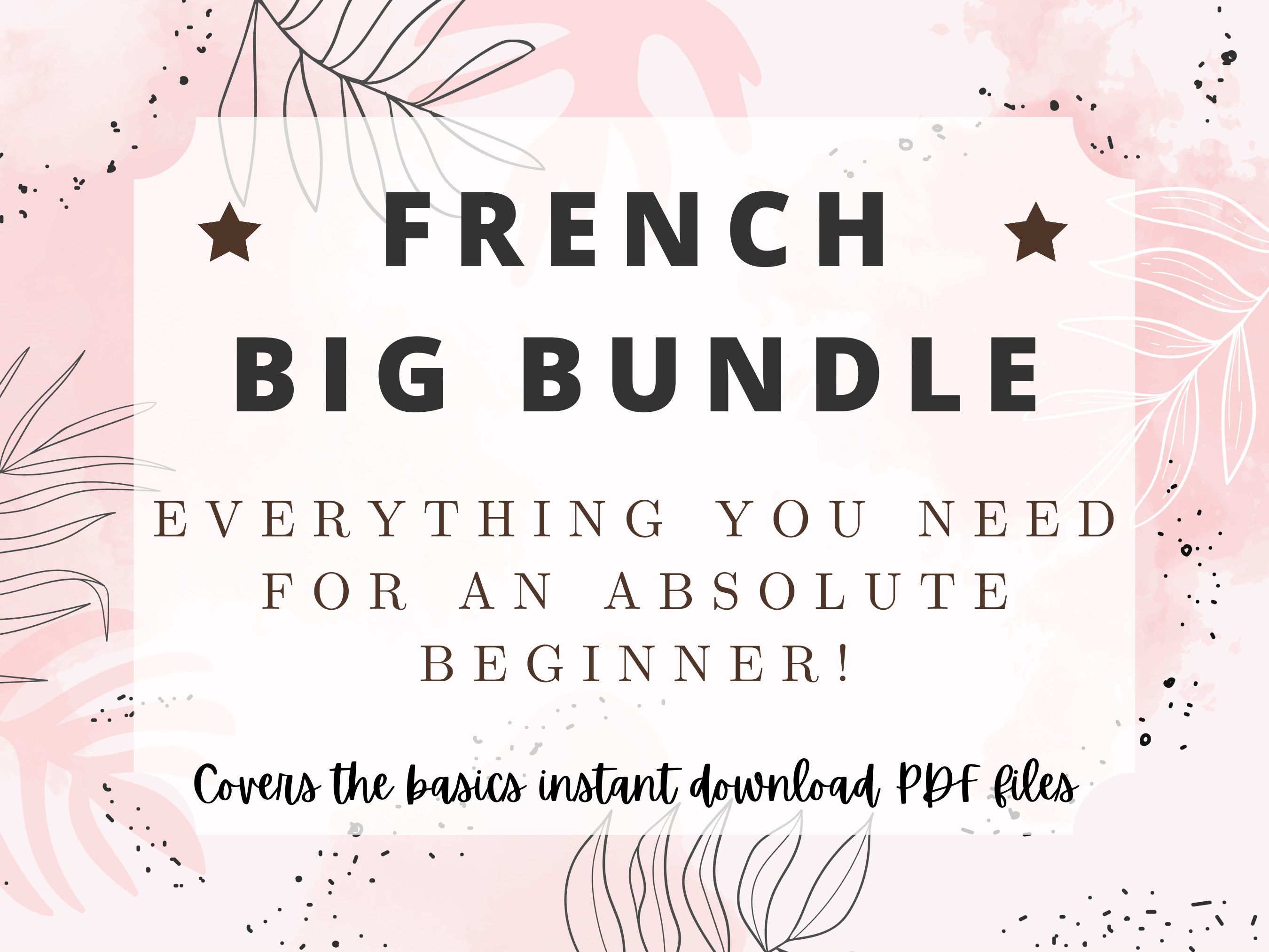 French Language Learning French Workbook French Practice Learn French ...