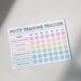 Potty Training Tracker Printable, Toilet Training Tracker, Potty ...