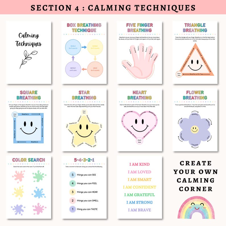 Kids ADHD Executive Functioning Toolkit, Children ADHD Printables, Kids ...