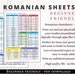 Romanian Cheat Sheets, Learn Romanian, Romanian Alphabet, Romanian ...