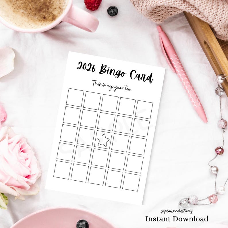 Bullet Journal Templates, Printable Journal, BUJO Printable, Yearly ...