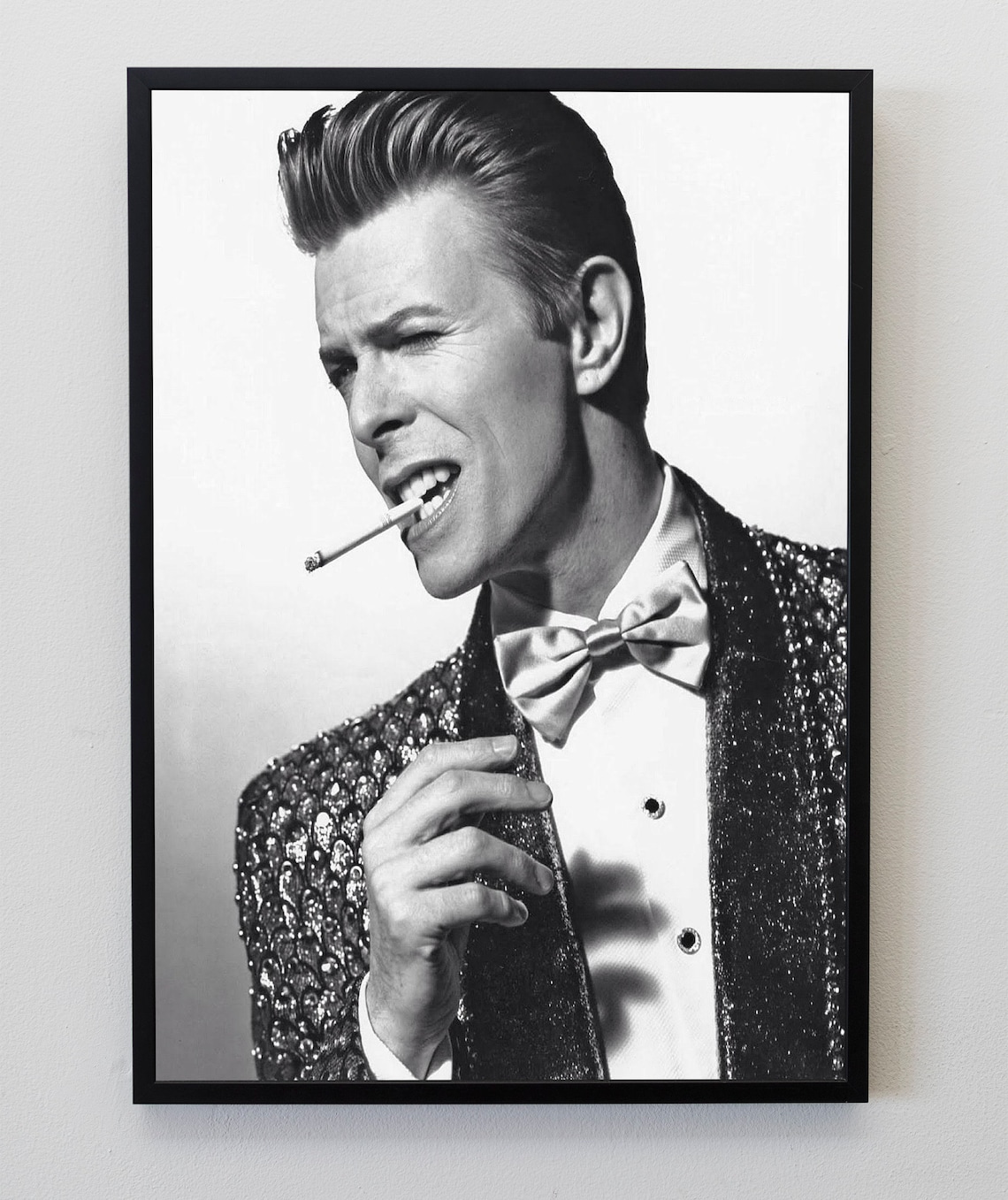 David Bowie Poster Black and White David Bowie Print David - Etsy